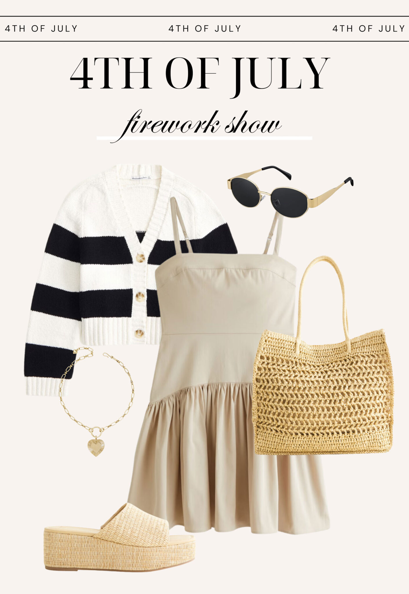 Fourth of July Outfit Inspo - Southern Curls & Pearls
